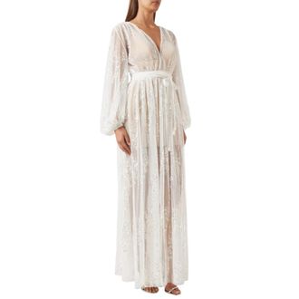 Bronx and Banco Amber Maxikleid - - Dresses - Damen - Wei&szlig; - M