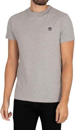 Timberland Homme Dun River Crew T-Shirt Ajust&eacute;, Med Grey Heather, XL