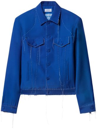 Off-white veste Alien Visage - Bleu