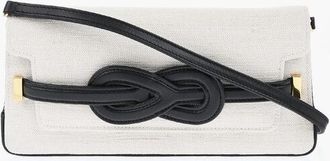 Amato Daniele Canvas NODO Shoulder Bag with Leather Detail Gr&ouml;&szlig;e Unica