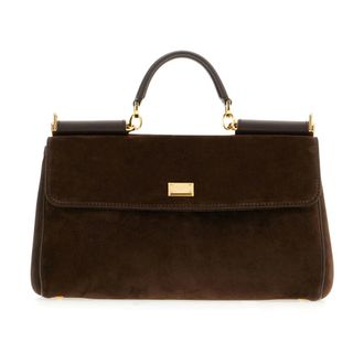 Dolce & Gabbana Femme, Sacs, Brun, Taille: ONE Size Sacs bandouli&egrave;re