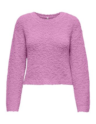 Only Onlgloria Ls Popcorn O-Neck KNT