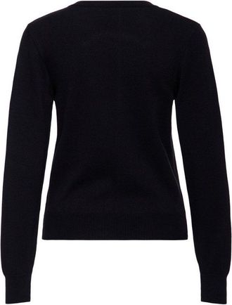 Queen Kerosin Strickjacke Swallow and Cherry mit Bruststickerei