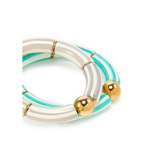 Au Printemps Paris Lot de 2 bracelets &agrave; rayures