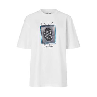 Sams&oslash;e & Sams&oslash;e Sagergei T-shirt - - Tops - Herren - Wei&szlig; - XL