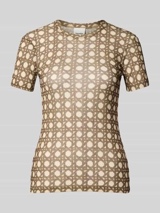 Nanushka Slim Fit T-Shirt mit Rundhalsausschnitt