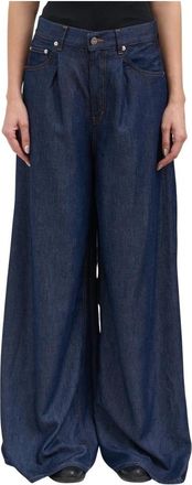 Dondup Femme, Jeans, Bleu, Taille: W28 Wide Leg Maggie Jeans