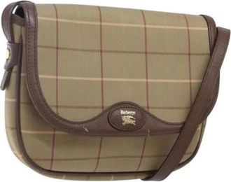 Burberry Sac bandouli&egrave;re Pre-owned en toile - Femme - Pre-owned - Beige - Taille: ONE Size
