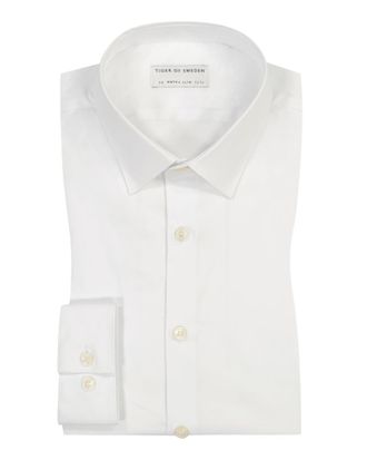 Tiger Of Sweden Businesshemd, Extra Slim Fit, Stretch-Twill, einfarbig in