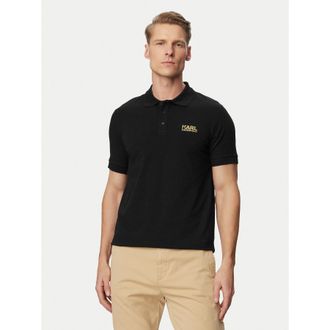 Karl Lagerfeld Poloshirt 745780 500235 Schwarz Regular Fit
