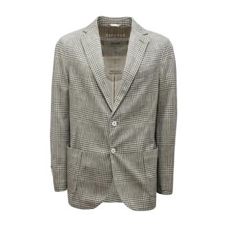 Circolo 1901 Cn4795 Glen Check Piquet Jacket - - Jackets - Herren - Mehrfarbig - L