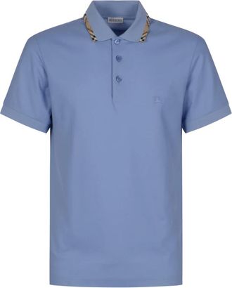 Burberry Homme, Tops, Bleu, Taille: XL Eddie Polo