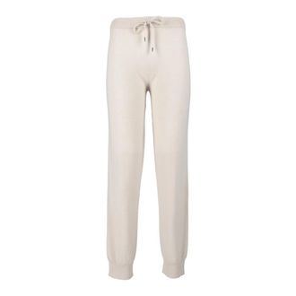 KANGRA Joggers Seamless mit Kordelzug - - Trousers - Damen - Wei&szlig; - S