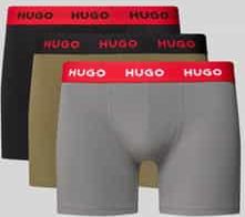 HUGO BOSS Pants mit kontrastfarbenem Logo-Bund im 3er-Pack