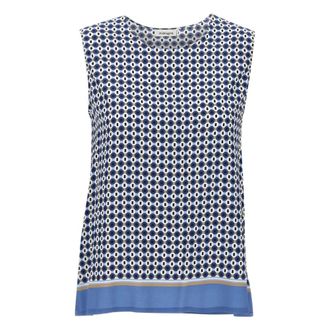 KANGRA Femme, Tops, Bleu, Taille: 40 FR Haut &Eacute;l&eacute;gant avec Design Unique