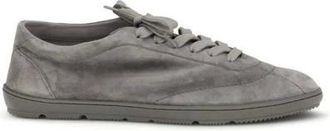 Brunello Cucinelli Homme, Chaussures, Gris, Taille: 45 EU Bos Taurus Low Top Baskets