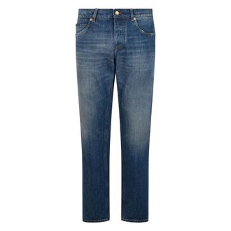 Dolce & Gabbana Homme, Jeans, Bleu, Taille: 2XL Jean droit &agrave; poches multifonctionnelles