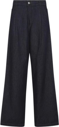 Dries Van Noten Homme, Jeans, Bleu, Taille: W30 Jean large