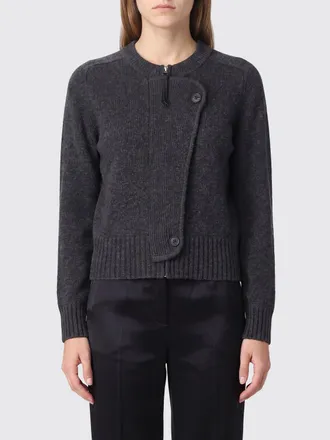 Isabel Marant Cardigan &agrave; col rond en laine m&eacute;rinos et cachemire avec boutons lat&eacute;raux