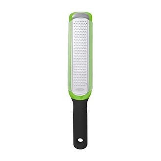 Oxo Good Grips Râpe zesteur - Zesteur pour citrons et agrumes - Râpe pour citron en acier inoxydable - Ultra-fin - Vert