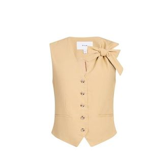 Vila Veste boutonn&eacute;e sans manches &agrave; col V