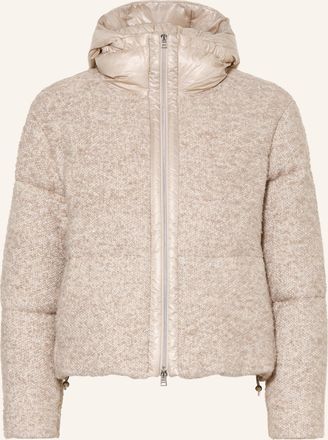 Herno Herno Daunenjacke Aus Boucl&eacute; beige