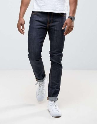 Nudie Jeans Co Thin Finn Dry - Jean slim-Bleu