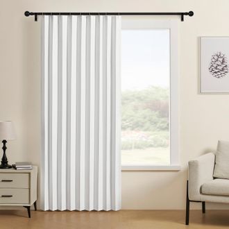 Generic Individuell Faltbare magnetische Trennvorhänge, magnetische Türvorhänge für Schlafzimmer, Badezimmer und Wohnzimmer-White- W120xH200cm