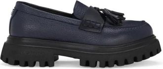 Dolce & Gabbana Femme, Chaussures, Bleu, Taille: 36 EU Mocassino