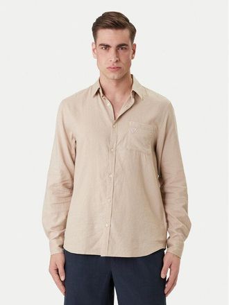 Guess Hemd F6GH06 WG3L0 Beige Regular Fit