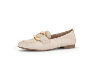 Gabor Damen Slipper, Frauen Slip On,College Schuhe,Businessschuhe,Slip-ons,Mokassins,Halbschuhe,Slides,Schlupfschuhe,Desert (Gold),37 EU / 4 UK