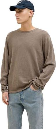 Jack & Jones Jjesummer Knit Crew Neck Sn Pull en Tricot pour Homme, Falcon, L