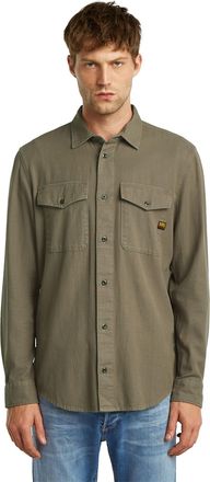 G-Star Mens Marine Slim Long Sleeve Shirt, Braun (Turf gd D24963-D454-C982), L