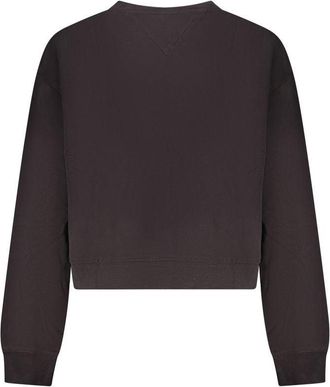 Tommy Hilfiger Cotton-Blend Crewneck Sweatshirt - Black