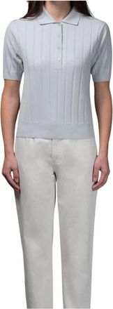 Moorer Femme, Pulls, Bleu, Taille: 34 FR Rigel-W18