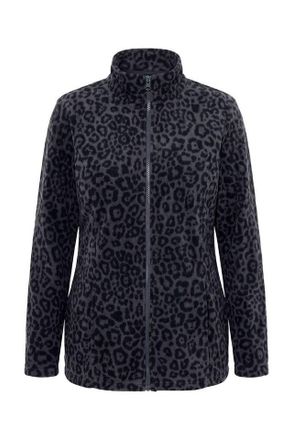 Ulla Popken Sweatjacke ZipIn-Fleecejacke Baukastensystem Stehkragen