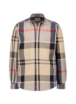 Barbour Herren Hemd beige Baumwolle