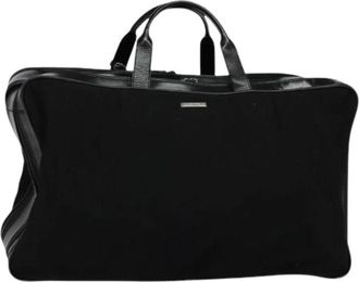 Gucci unisex, Pre-owned, Noir, Taille: ONE Size Sac Week-end en Toile Pre-owned
