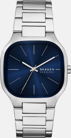 Skagen Mellem - Montre pour homme en acier inoxydable, 3 aiguilles - Argenté