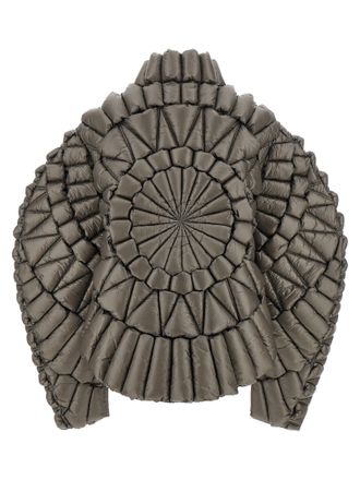 RAXXY 3D Radial-Quilted Down Jacket - Grey