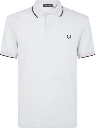 Fred Perry Homme, Tops, Blanc, Taille: 2XL Polo Chemises