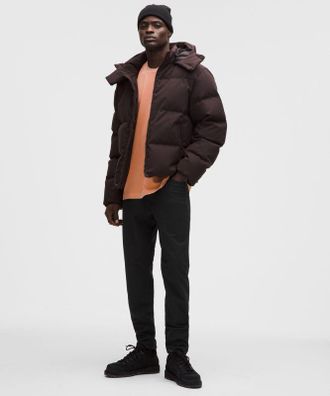 lululemon ABC Slim-Fit 5 Pocket Pant 32L Brushed Warpstreme f&uuml;r M&auml;nner - Gr&ouml;&szlig;e 30 in Black