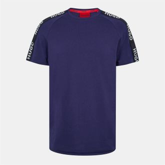 HUGO BOSS Hugo - Sporty T-Shirt f&uuml;r Herren, Logo (Marine)