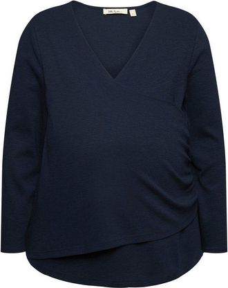 Ulla Popken T-Shirt T-Shirt Maternity Shape Still-Funktion Langarm Schwangerschaft