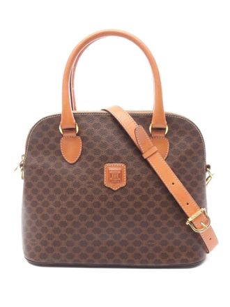 Celine sac cabas Macadam (2000) - Marron