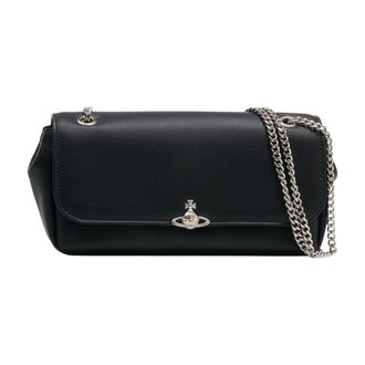 Vivienne Westwood Umh&auml;ngetasche mit Kette - - Bags - Damen - Schwarzk - ONE SIZE
