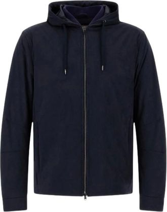 Herno Veste en tissu stretch - Homme - Vestes - Bleu - Taille: 2XL