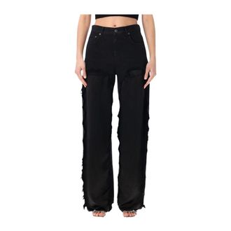 Haikure Bonnie Satin Bull Jeans - - Jeans - Damen - Schwarzk - W27