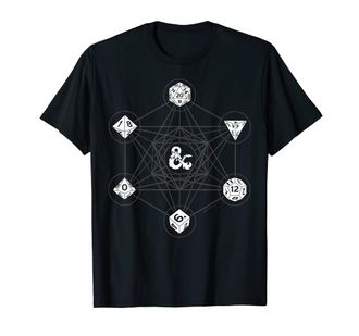 Dungeons & Dragons 6 Die Icons T-Shirt