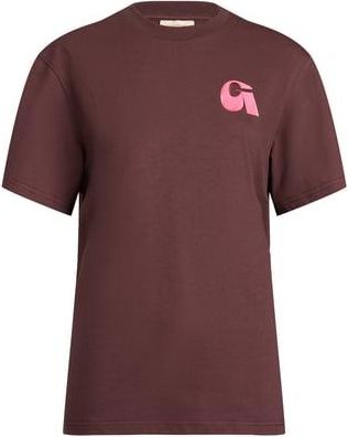 Gertrude T-shirt imprim&eacute; Leonce Letter en coton